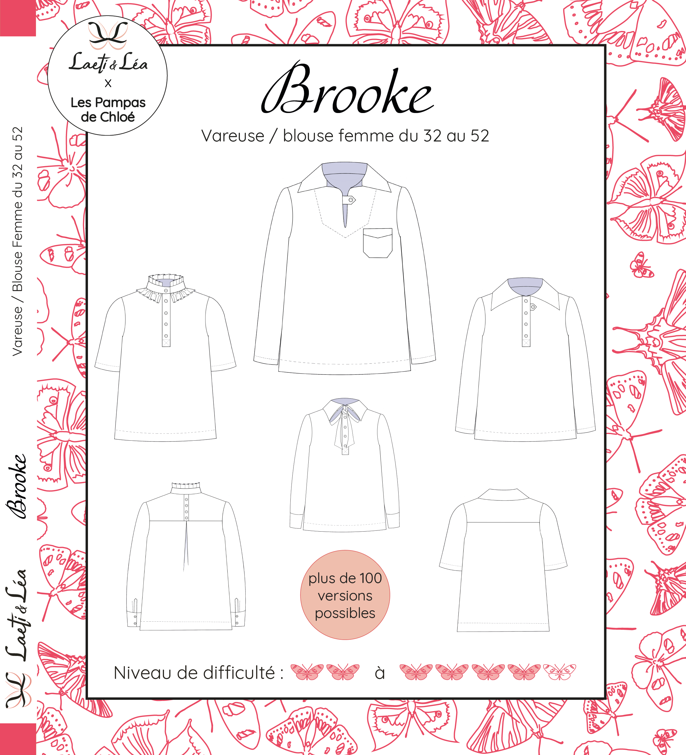 Vareuse / Blouse Brooke Femme 32-52 (Patron de couture pochette ...